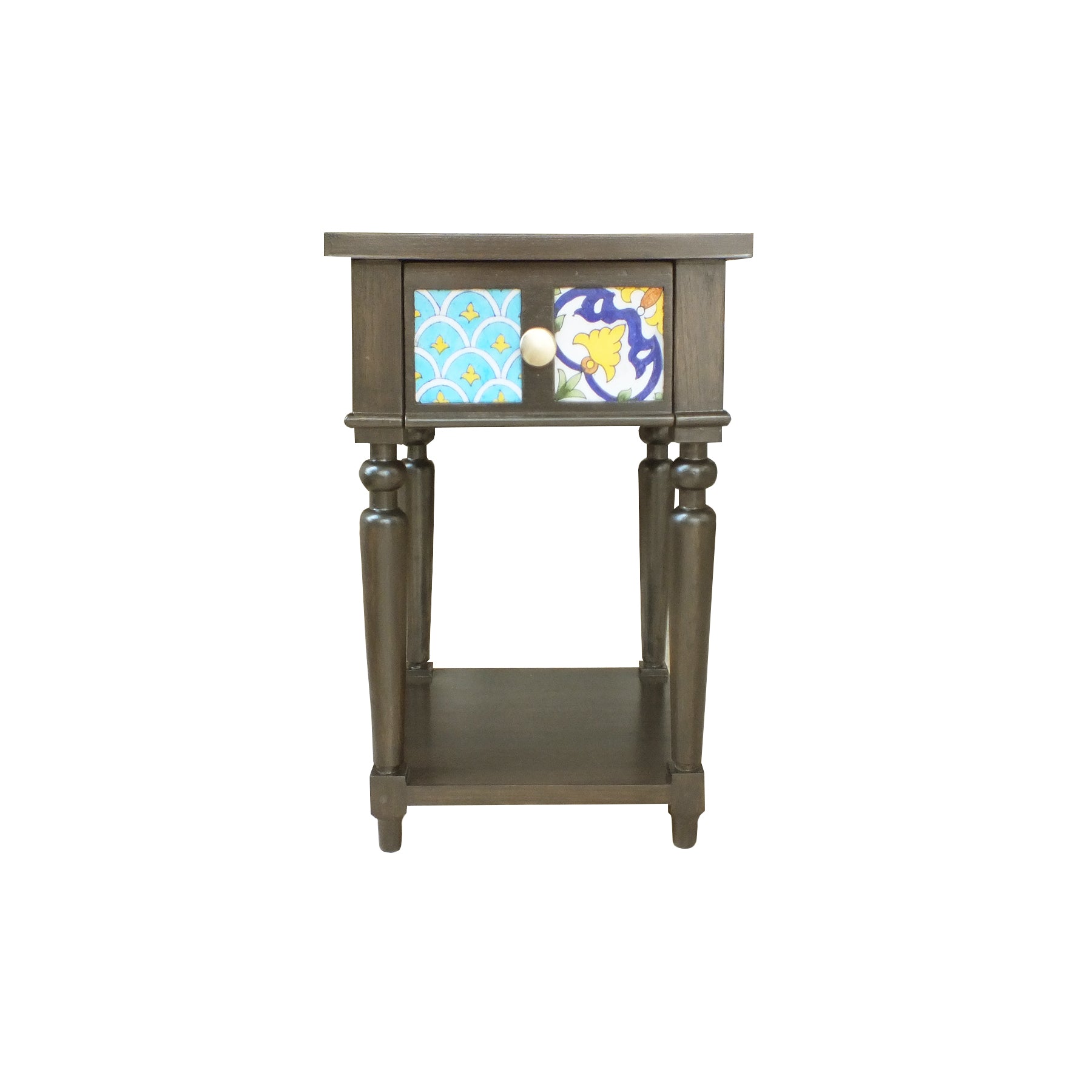 Buy Wooden Bedside Table- Bohemian Bedside Table | East Lifestyle