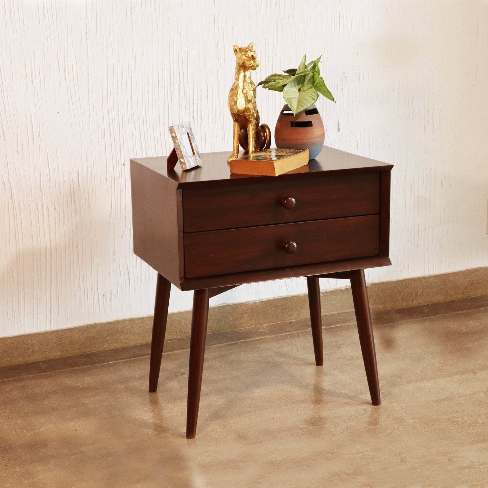 Buy Modern Minimal Bedside Table- Carter Mid Century Table| East Lifestyle
