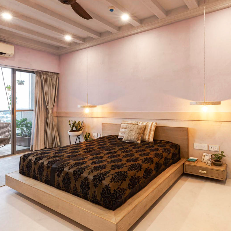 Buy Custom made Classical Platform beds with Side table | East Lifestyle