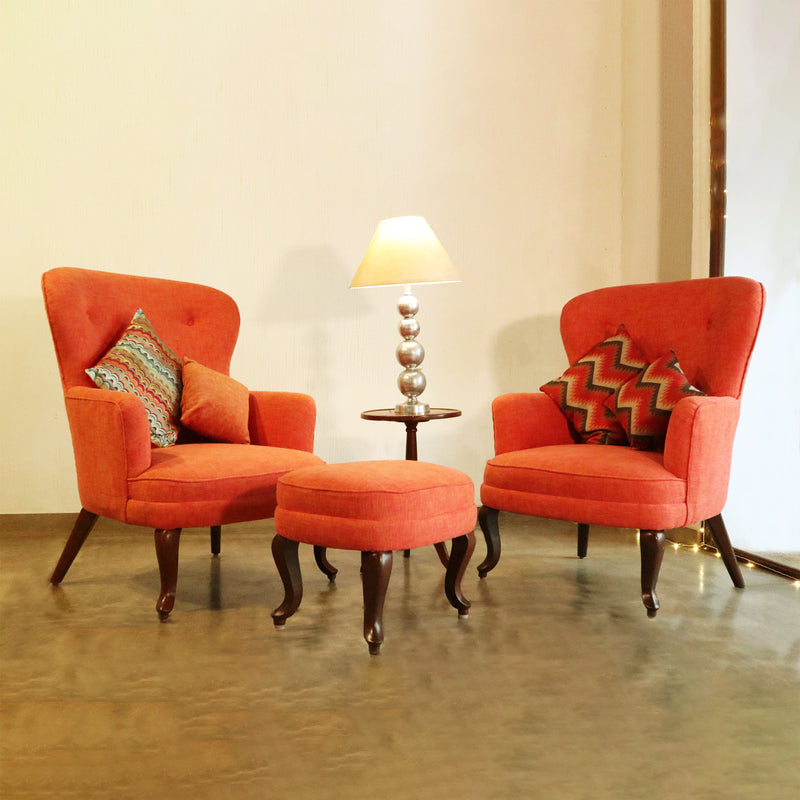 Buy Cozy Club Chair and Ottoman Set | East Lifestyle