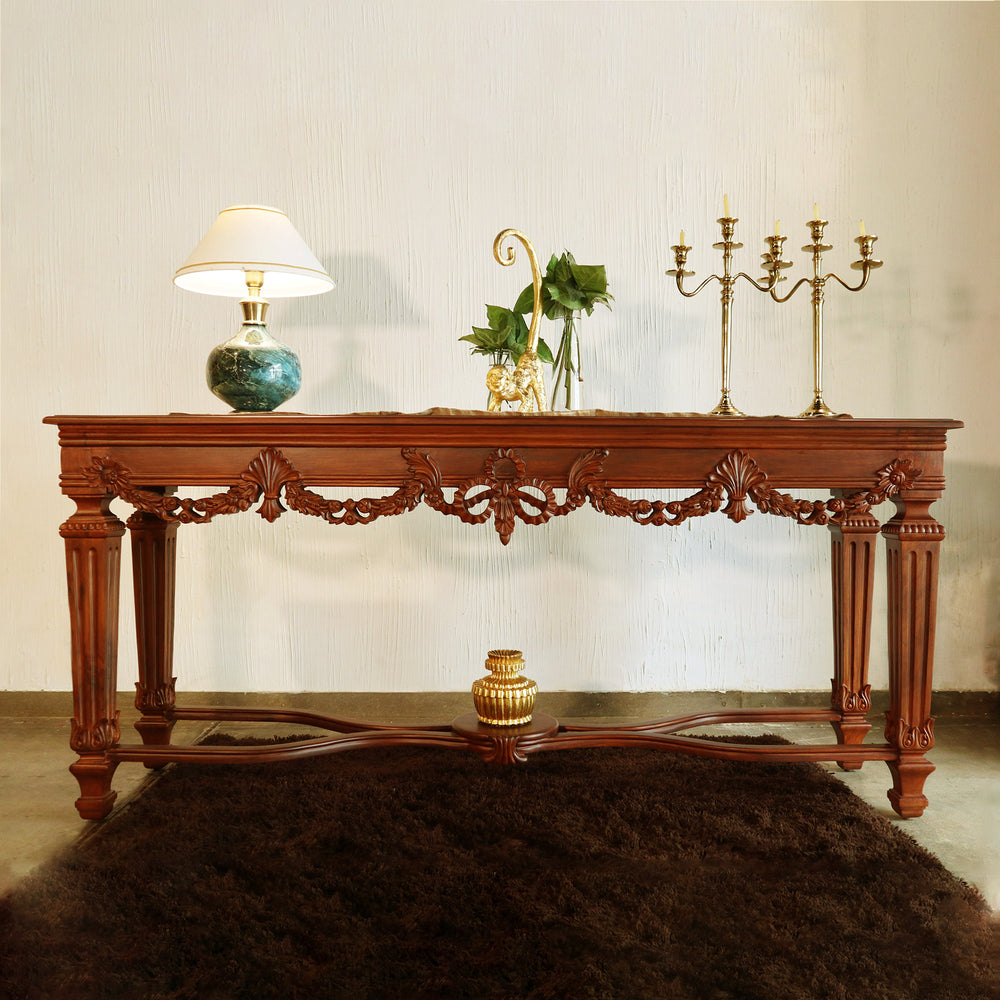 Shop Classical Carved Wooden Console table- French Regancy | East Lifestyle